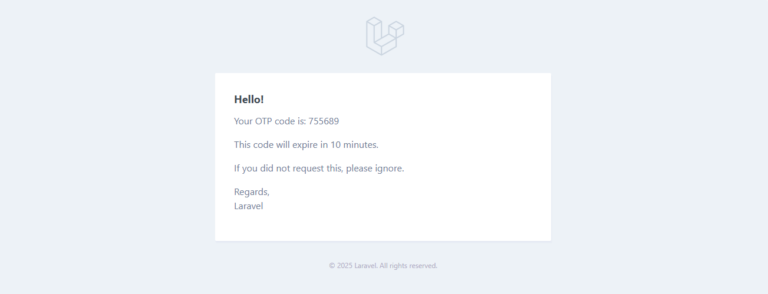 How To Add Otp Verification To Laravel 11 Authentication Laravel Breeze Binaryboxtuts