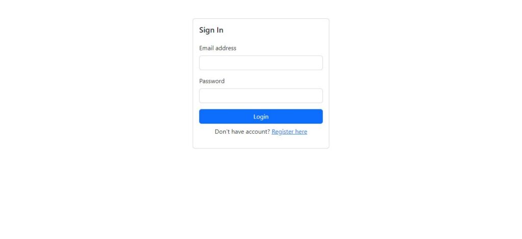 How To Develop Login And Registration In Reactjs App Using Api Binaryboxtuts